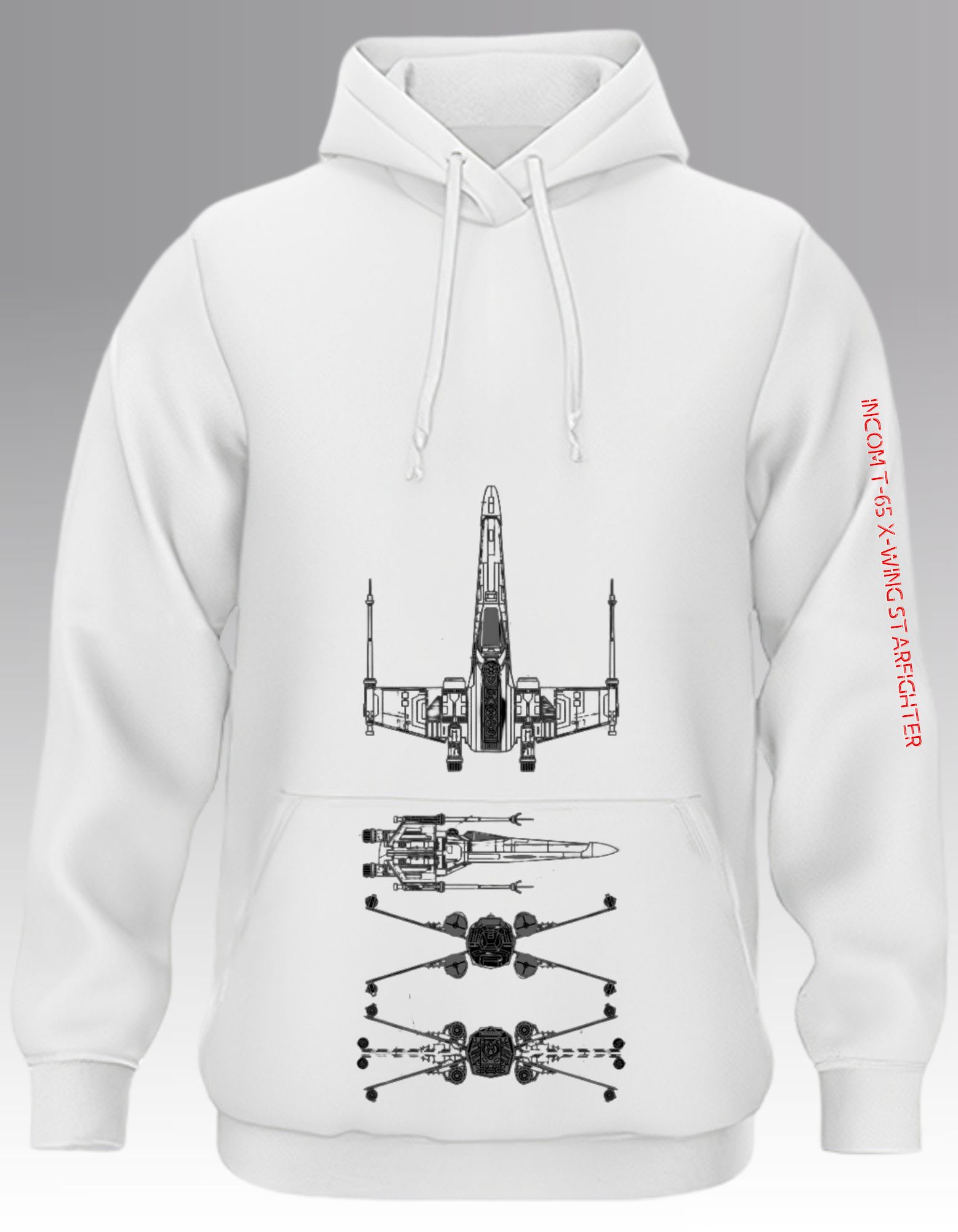 Incom T-65 X-wing starfighter Hoodie