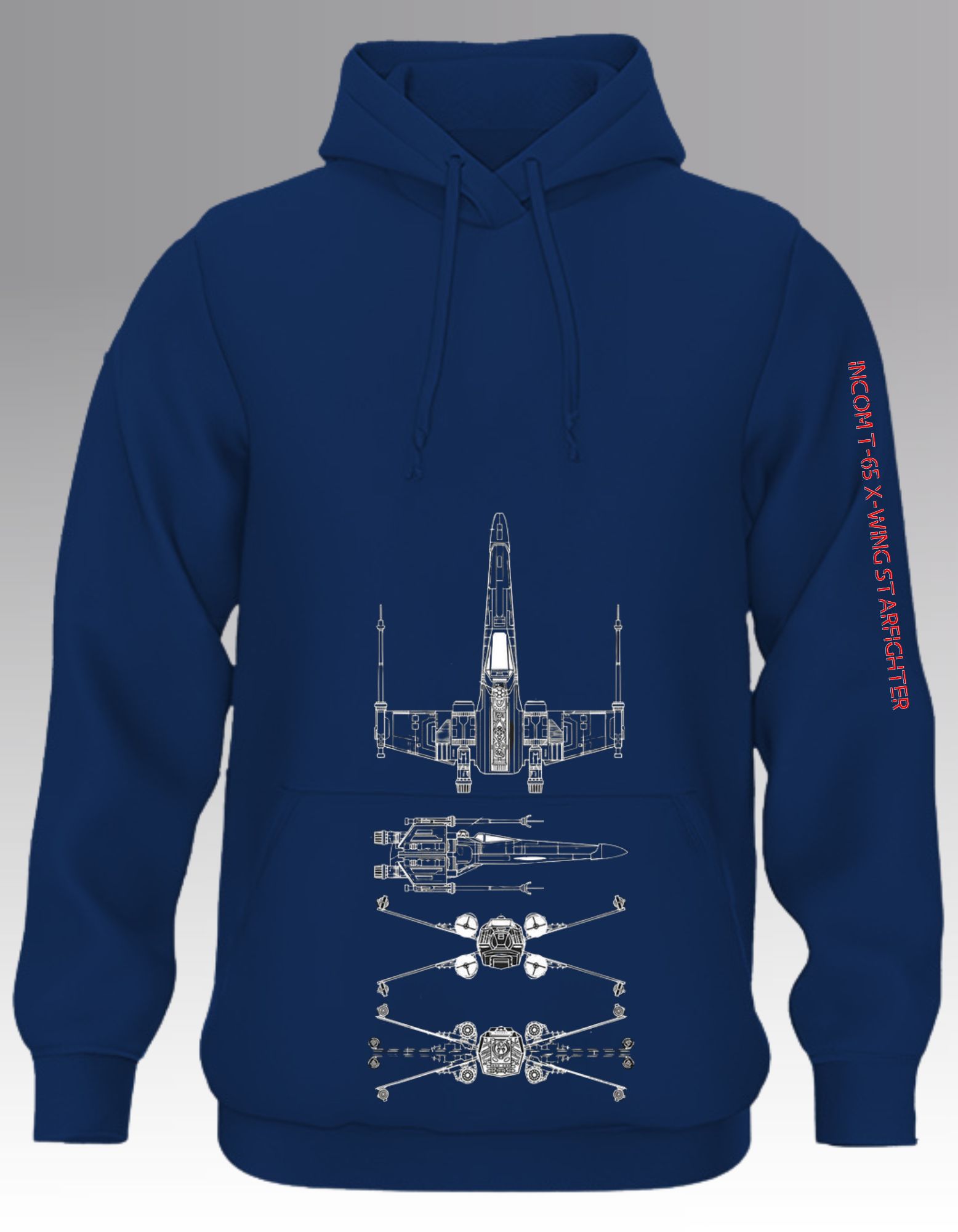 Incom T-65 X-wing starfighter Hoodie