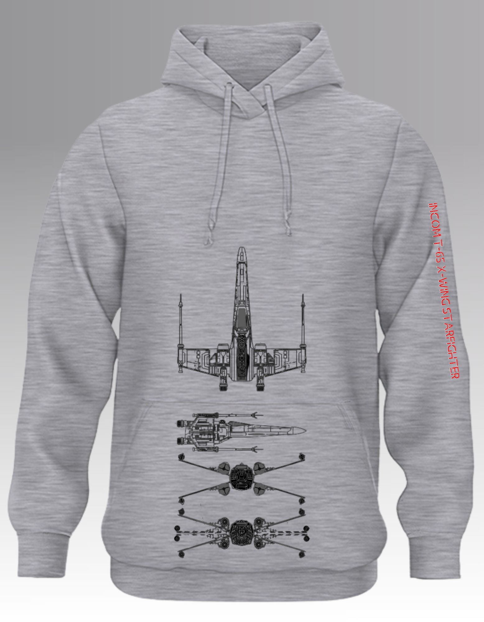 Incom T-65 X-wing starfighter Hoodie